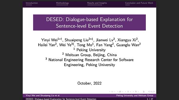 Underline | DESED: Dialogue-based Explanation for Sentence-level Event ... Underline | DESED: Dialogue-based Explanation for Sentence-level Event ...