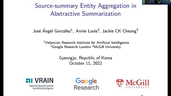 Underline | Source-summary Entity Aggregation in Abstractive Summarization Underline | Source-summary Entity Aggregation in Abstractive Summarization