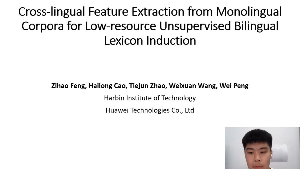 Underline Cross Lingual Feature Extraction From Monolingual Corpora For Low Resource