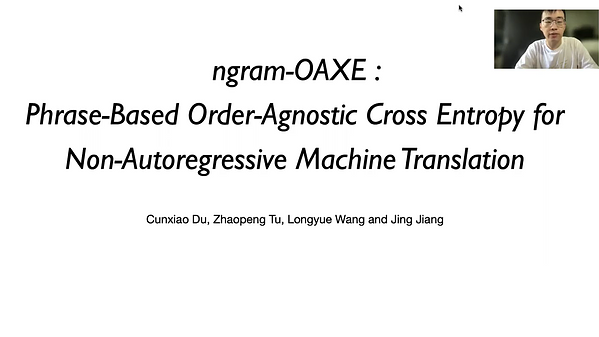 Underline | ngram-OAXE: Phrase-Based Order-Agnostic Cross Entropy for ...