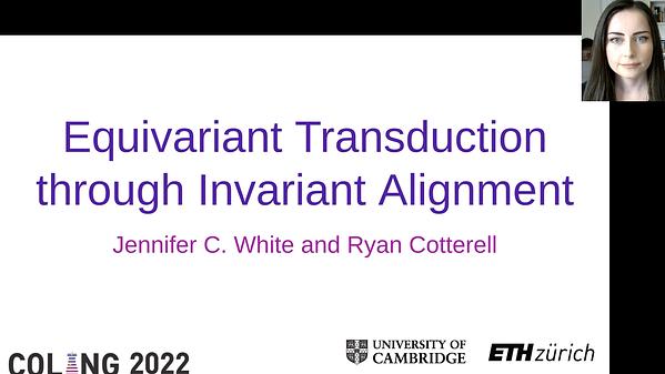 Underline | Equivariant Transduction through Invariant Alignment