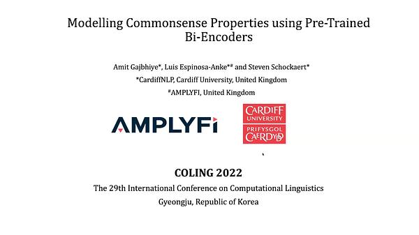 Underline | Modelling Commonsense Properties using Pre-Trained Bi-Encoders
