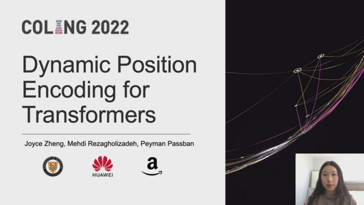 Underline | Dynamic Position Encoding for Transformers