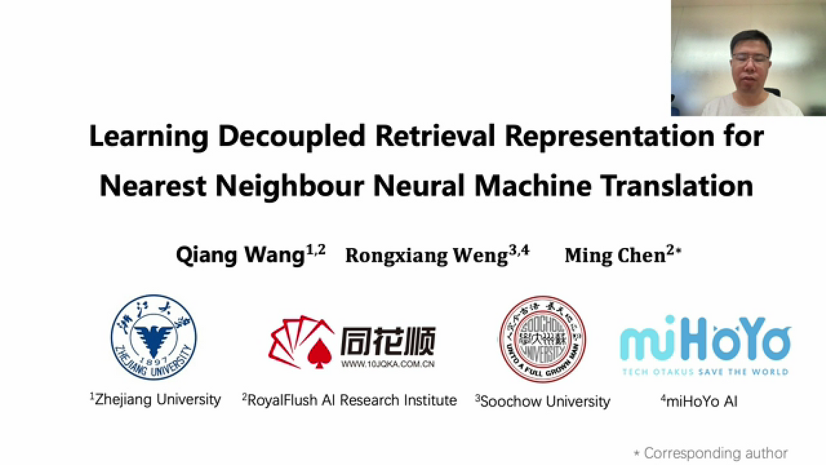 Underline Learning Decoupled Retrieval Representation For Nearest Neighbour Neural Machine