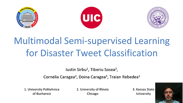 Multimodal Semi-supervised Learning for Disaster Tweet Classification | Underline