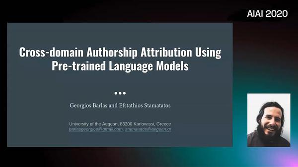 Underline | Cross-domain Authorship Attribution Using Pre-trained Language Models