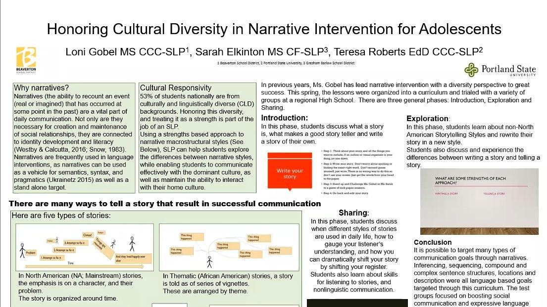 Underline | Honoring Cultural Diversity in Narrative Intervention for ... Underline | Honoring Cultural Diversity in Narrative Intervention for ...