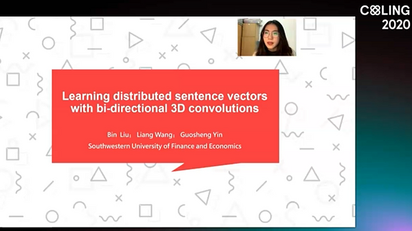 Learning distributed sentence vectors with bi-directional 3D ...