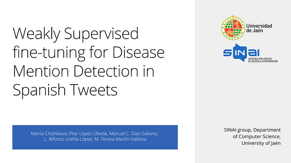Underline | Weakly Supervised fine-tuning for Disease Mention Detection in Spanish Tweets