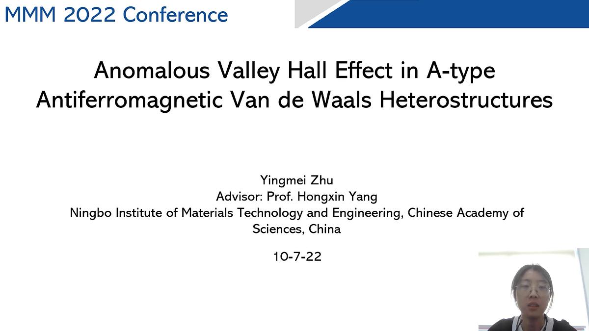 Underline | Anomalous Valley Hall Effect in A type Antiferromagnetic ...