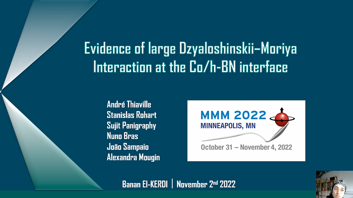 Underline | Large Dzyaloshinskii Moriya interaction at the h