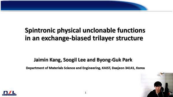Spintronic Physical Unclonable Functions in an Exchange biased Trilayer Structure | Underline