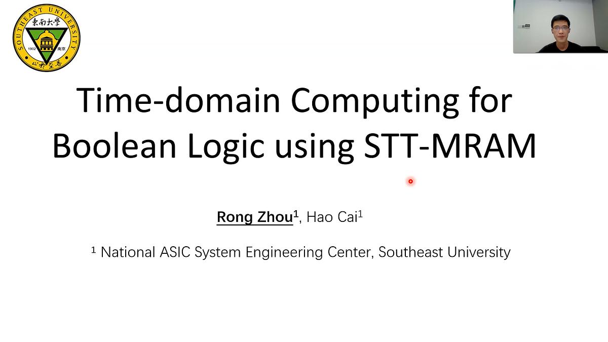Underline Time Domain Computing For Boolean Logic Using Stt