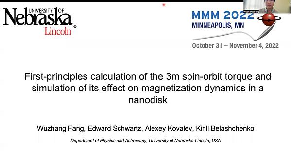 First principles calculation of the 3m spin | Underline