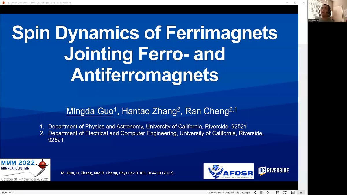 Underline | Spin Dynamics of Ferrimagnets Jointing Ferro and ...