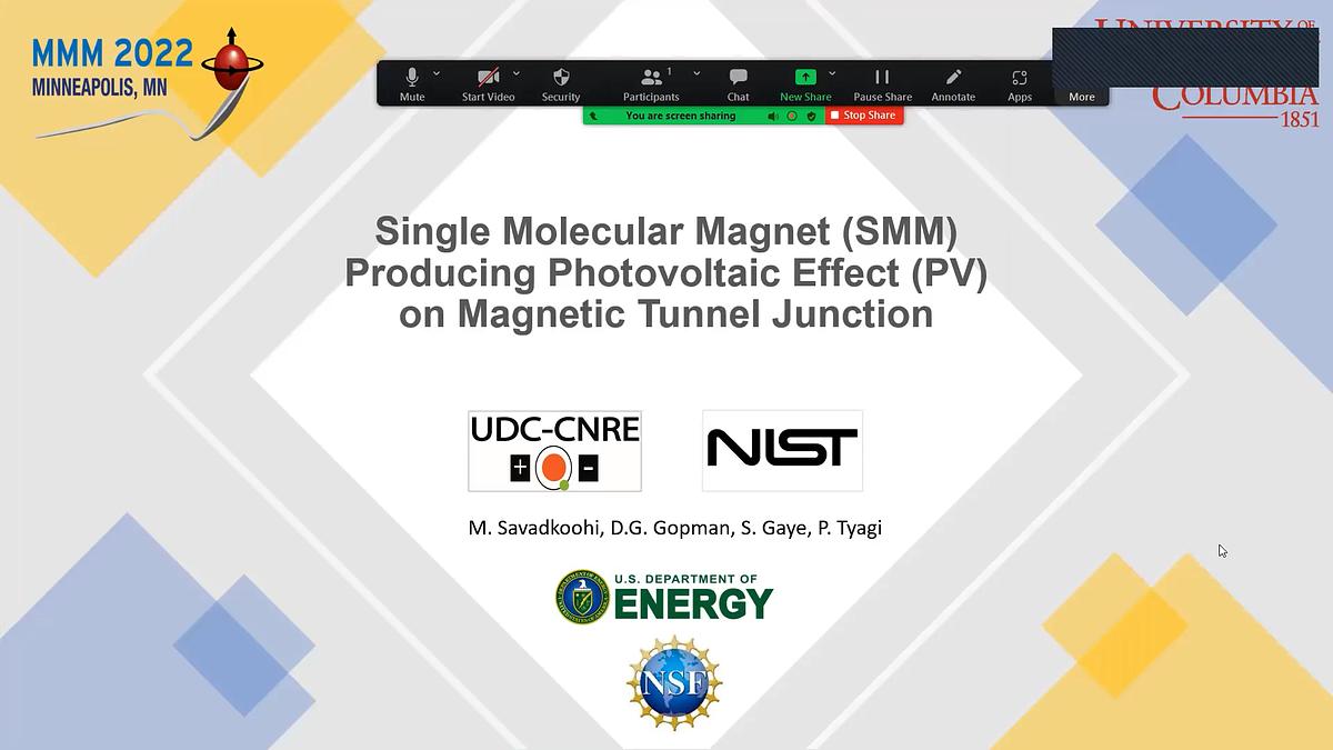 Underline | Single Molecular Magnet (SMM) Producing Photovoltaic Effect ...