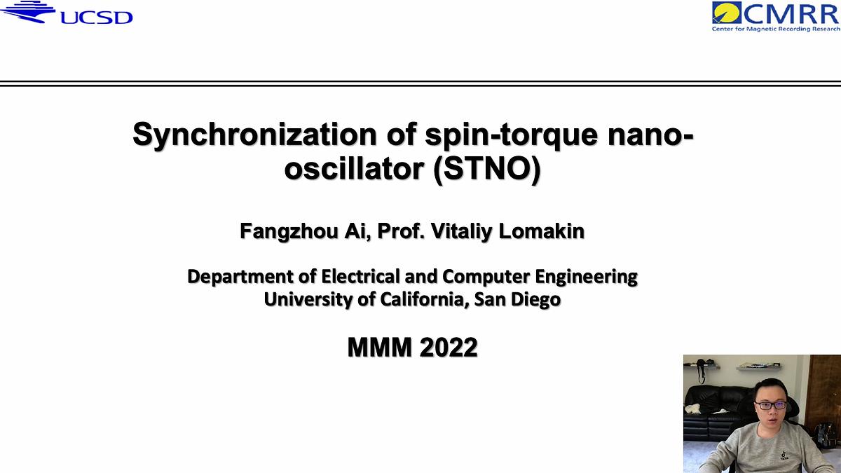 Underline | Synchronization of Spin Torque Nano Underline | Synchronization of Spin Torque Nano