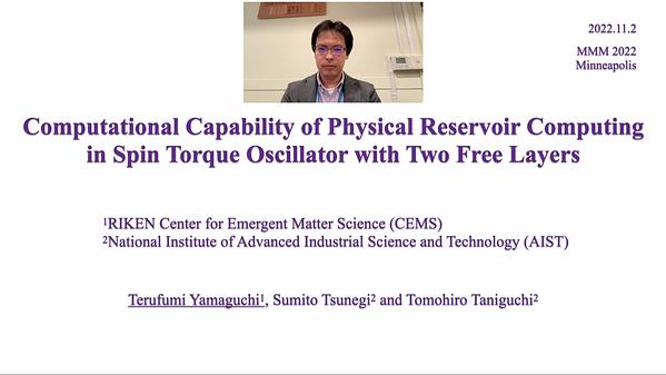 Underline | Computational Capability of Physical Reservoir Computing in Spin Torque Oscillator ...