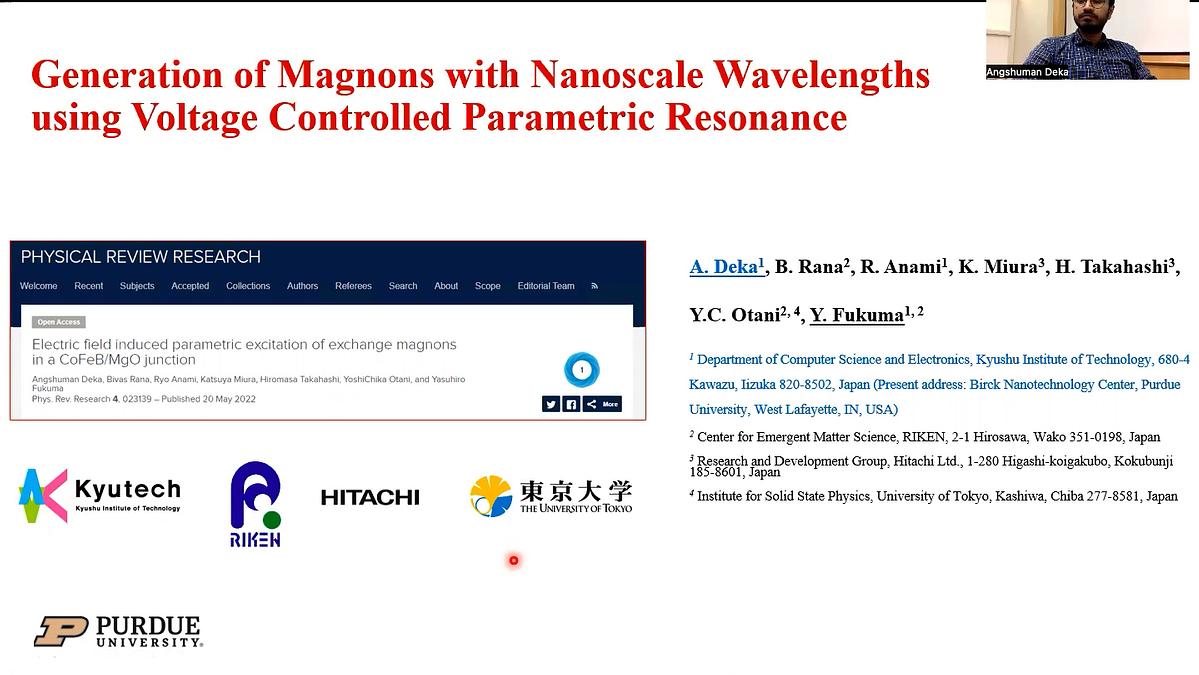 Underline | Generation of Magnons with Nanoscale Wavelengths using ...