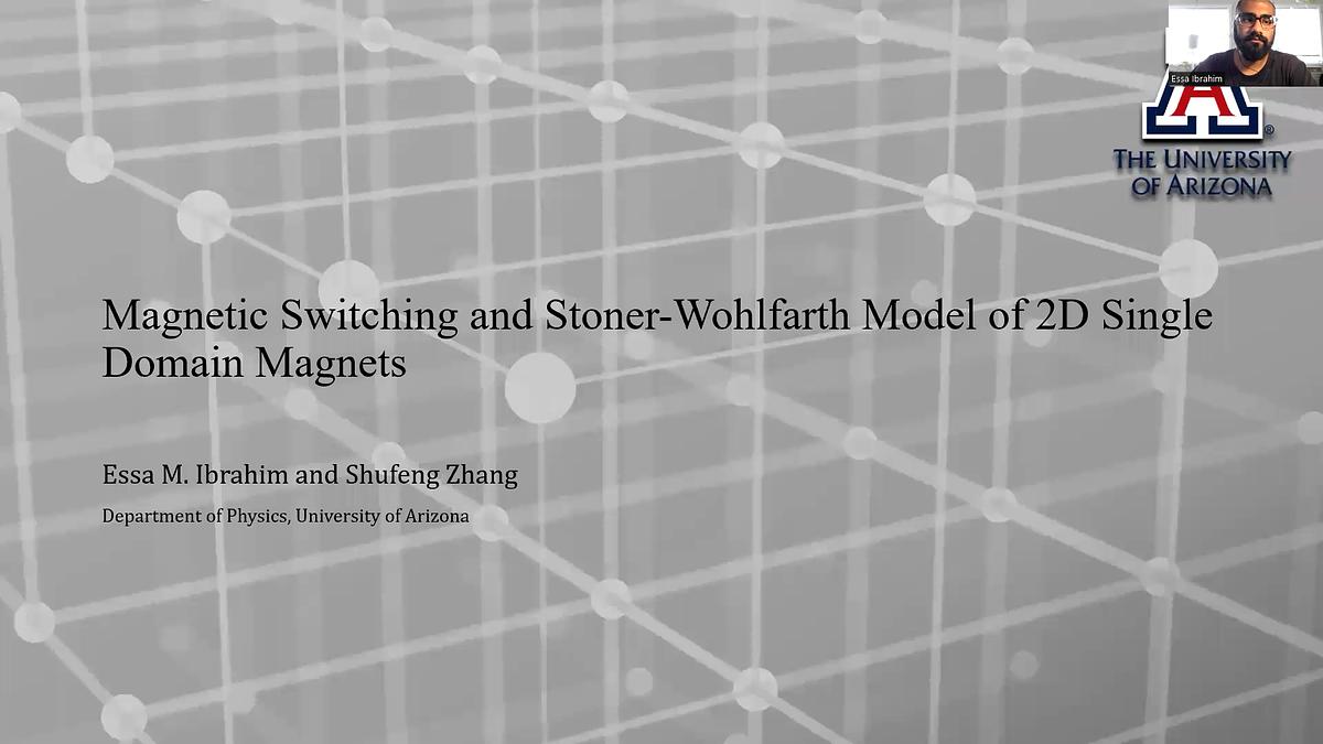 Underline | Magnetic Switching and Stoner Wohlfarth Model of 2D Single Domain Magnets