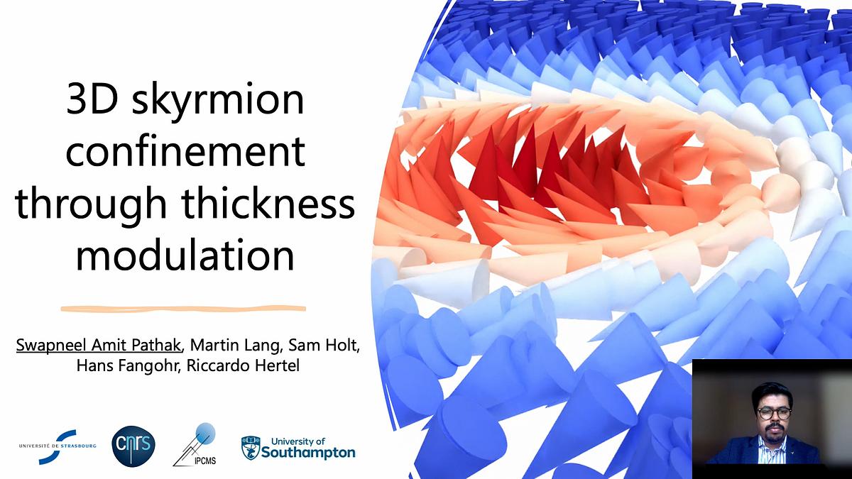 Underline | Three dimensional Skyrmion Confinement Through Thickness ...