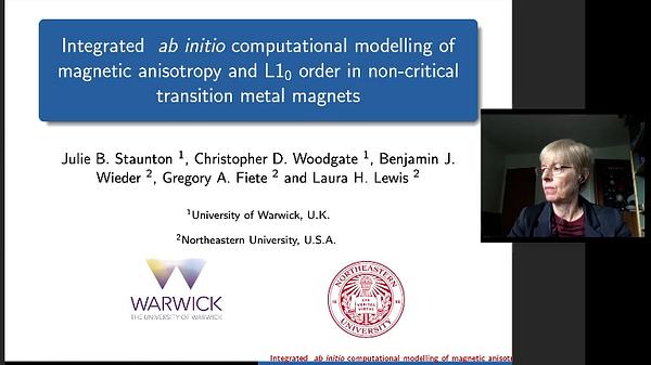 Underline | Integrated ab initio computational modelling of magnetic anisotropy and L10 order in ...
