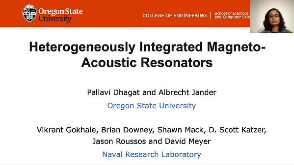 Heterogeneously Integrated Magneto Acoustic Resonators | Underline