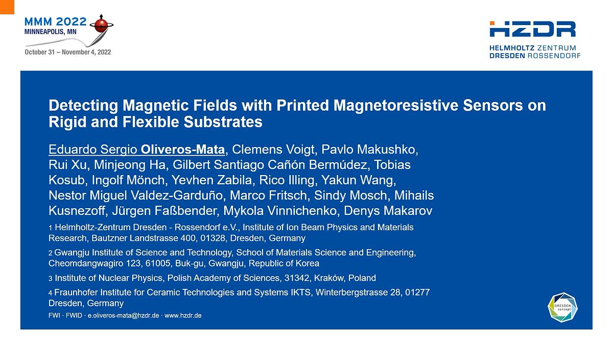 Underline | Detecting Magnetic Fields with Printed Magnetoresistive ...