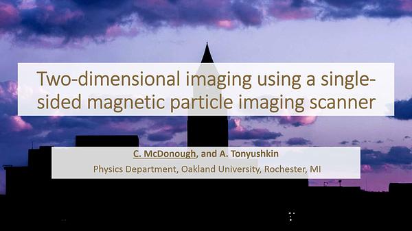 Underline | Two Dimensional Imaging Using a Single Sided Field Free ...