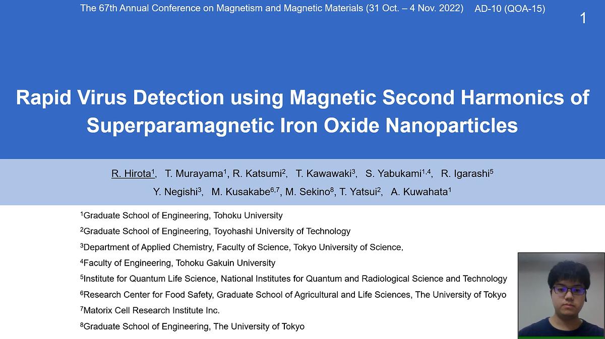 Underline | Rapid Virus Detection using Magnetic Second Harmonics of ... Underline | Rapid Virus Detection using Magnetic Second Harmonics of ...