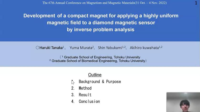 Underline | Development of a compact magnet for applying a highly ...