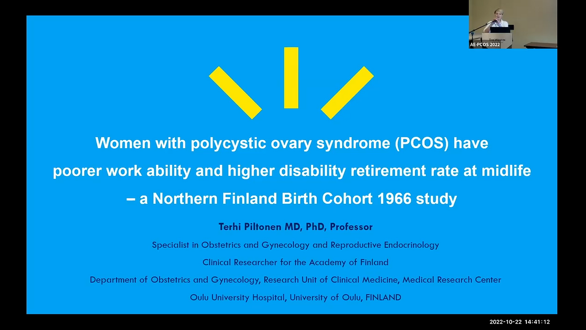 Underline | Women with polycystic ovary syndrome (PCOS) have poorer work ability and higher ...