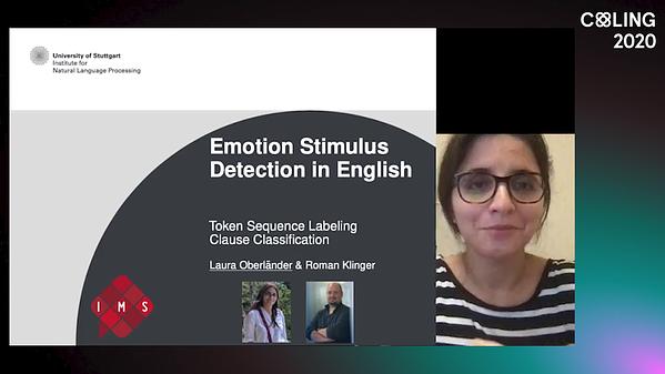 Underline | Emotion Stimulus Detection in English -- Token Sequence Labeling vs. Clause ...