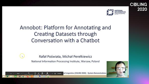 Underline | Annobot: Platform for Annotating and Creating Datasets through Conversation with a ...