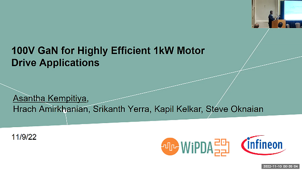 100V GaN for Highly Efficient 1kW Motor Drive Applications | Underline