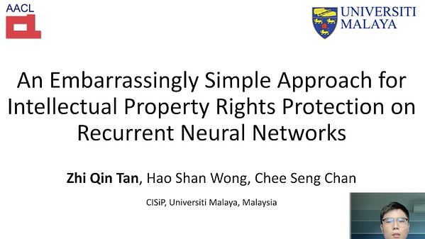 Underline An Embarrassingly Simple Approach For Intellectual Property