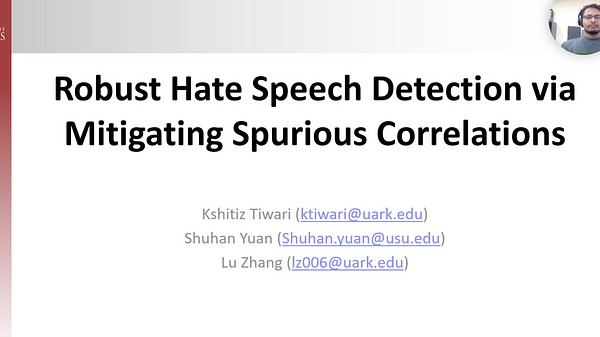 Underline Robust Hate Speech Detection Via Mitigating Spurious