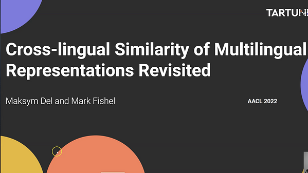 Underline | Cross-lingual Similarity of Multilingual Representations Revisited
