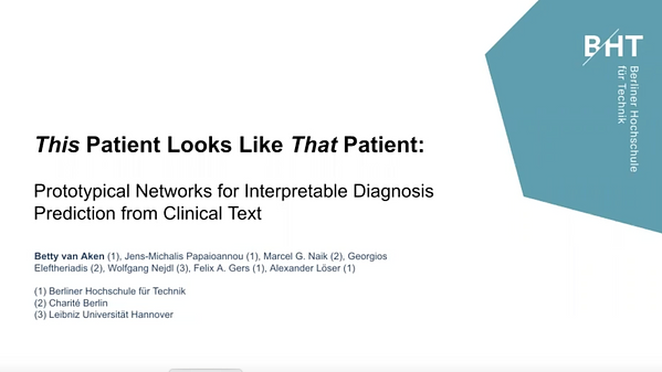 Underline This Patient Looks Like That Patient Prototypical Networks 