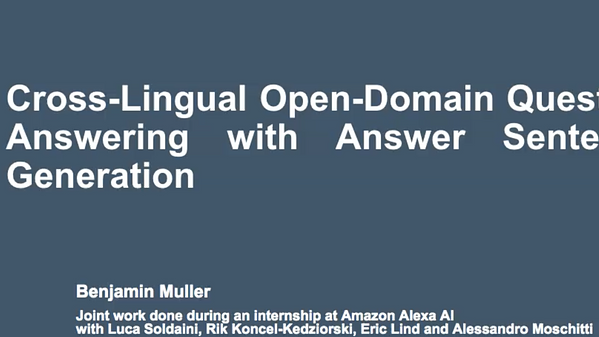 Underline | Cross-Lingual Open-Domain Question Answering with Answer Sentence Generation