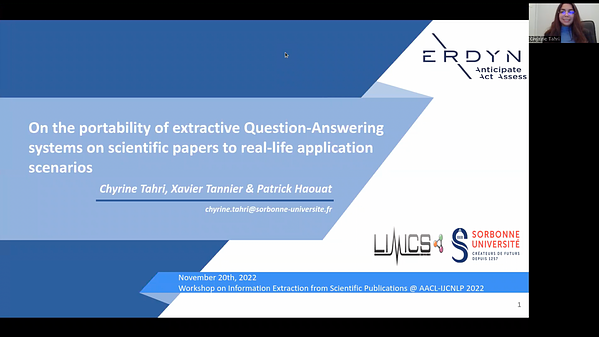 Underline | On the portability of extractive Question-Answering systems on scientific papers to ...