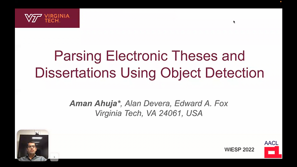 Underline | Parsing Electronic Theses and Dissertations Using Object Detection
