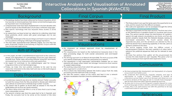 Underline | Interactive Analysis and Visualisation of Annotated Collocations in Spanish (AVAnCES)