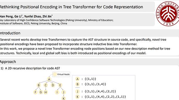Underline Rethinking Positional Encoding In Tree Transformer For Code Representation