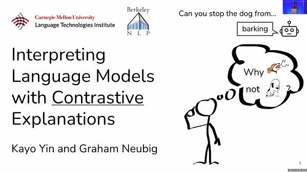 Underline | Interpreting Language Models with Contrastive Explanations