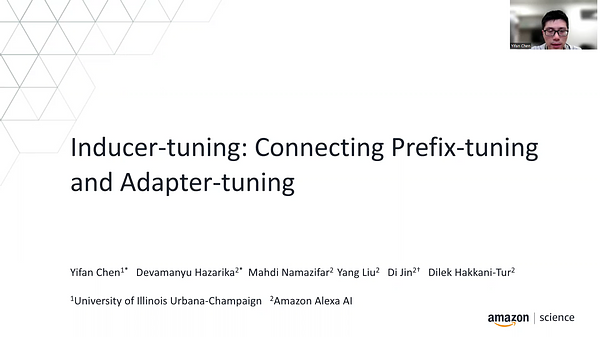Underline | Inducer-tuning: Connecting Prefix-tuning and Adapter-tuning