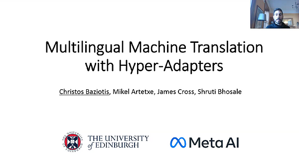 Underline | Multilingual Machine Translation with Hyper-Adapters