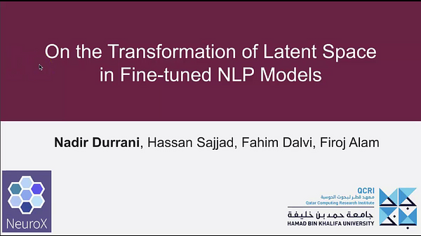 Underline | On the Transformation of Latent Space in Fine-Tuned NLP Models