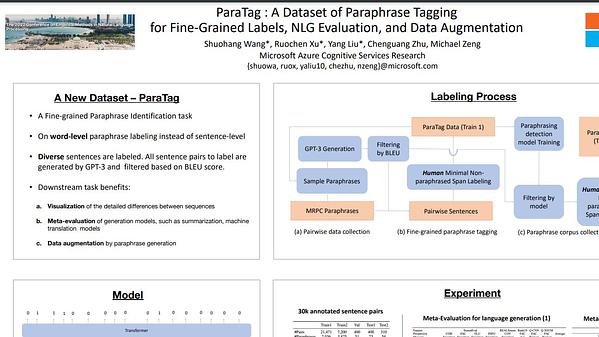 Underline | ParaTag: A Dataset of Paraphrase Tagging for Fine-Grained Labels, NLG Evaluation ...