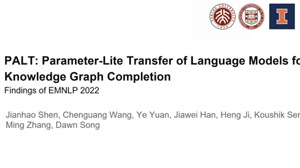 Underline | PALT: Parameter-Lite Transfer of Language Models for Knowledge Graph Completion